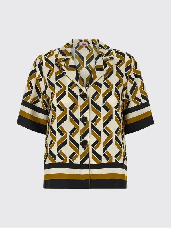 ERES Geometric Print Shirt - Multicolor