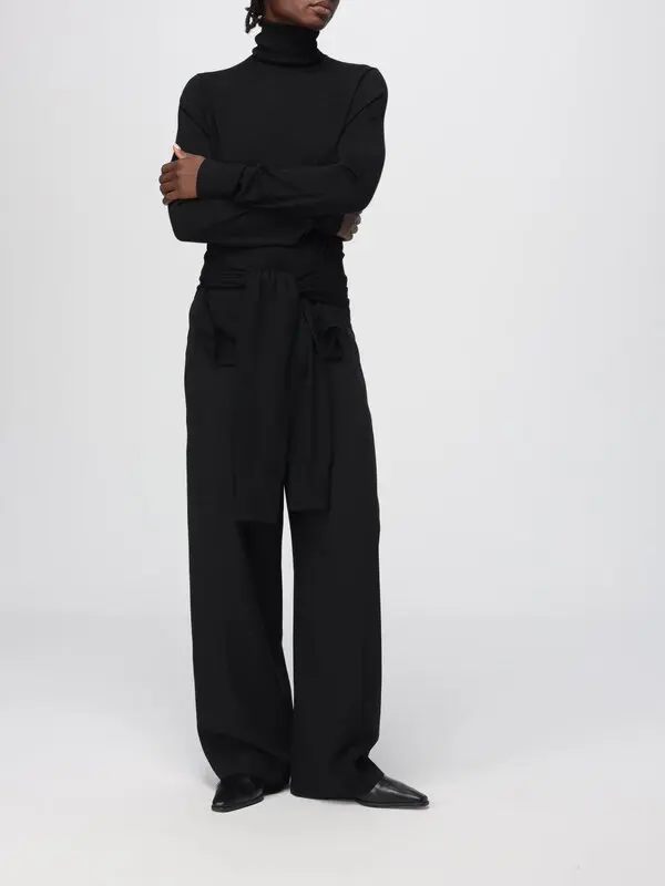 TOTEME Long Sleeve Knit Sweater - Black