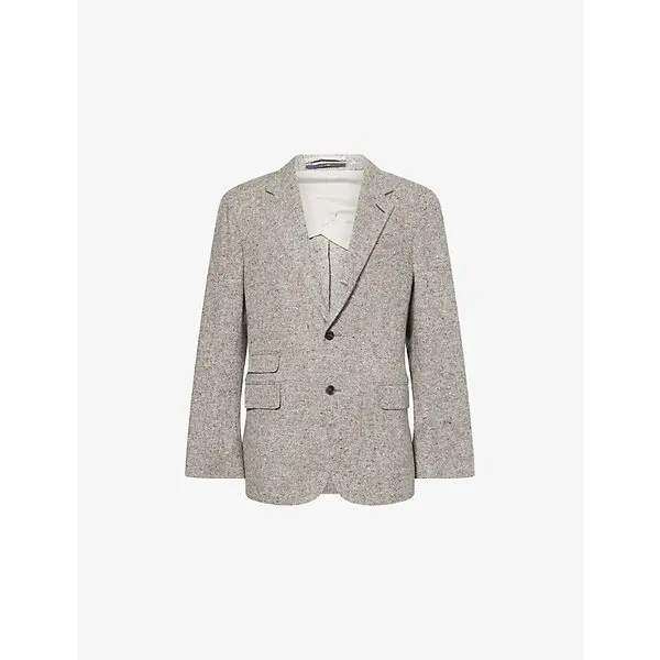 Dunhill Single-breasted Notched-lapel Tweed-wool Jacket
