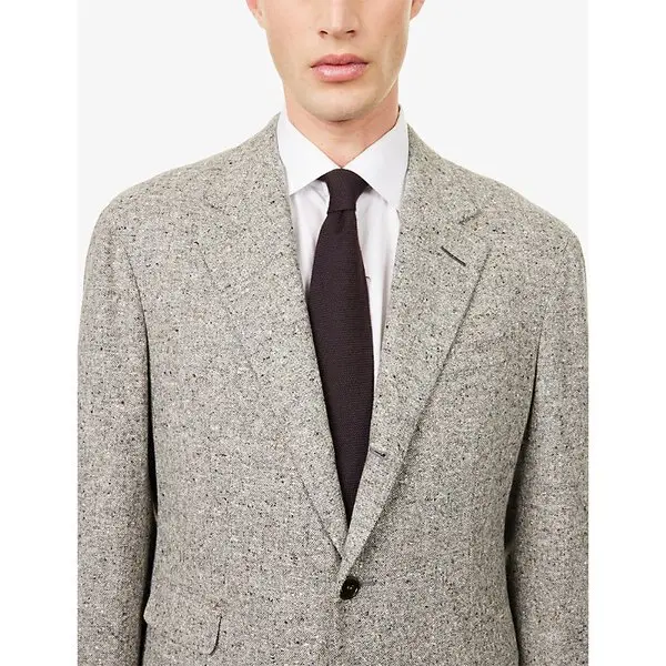Dunhill Single-breasted Notched-lapel Tweed-wool Jacket