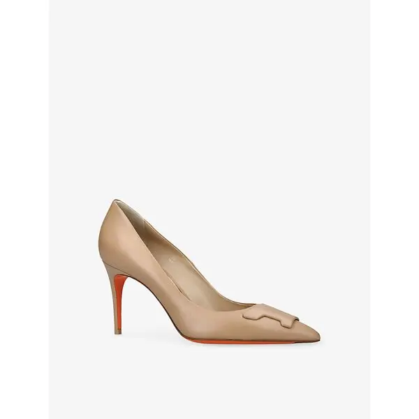 Santoni Sibille Leather Courts - Mid Brown