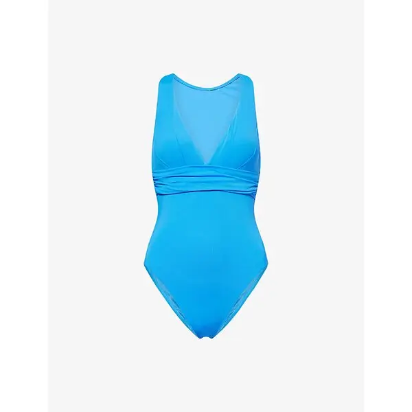Seafolly Collective Cross-back Swimsuit - Sapphire