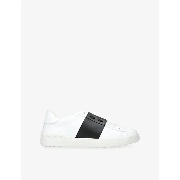 Valentino Garavani Leather Trainers - White/blk
