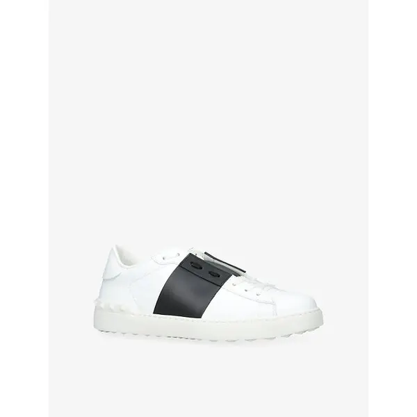 Valentino Garavani Leather Trainers - White/blk