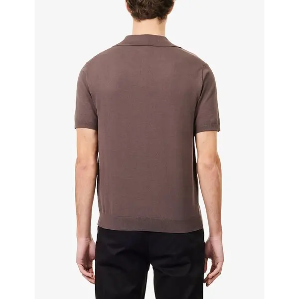 RAITH Privia Short-sleeve Knitted Polo Top