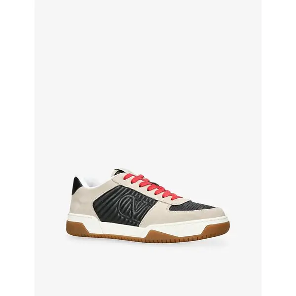 Valentino Garavani Sparry Leather Trainers - White/blk