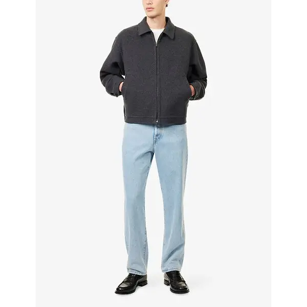 THE ROW Noggu Zip-up Cashmere And Wool-blend Jacket