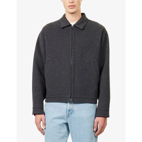 THE ROW Noggu Zip-up Cashmere And Wool-blend Jacket