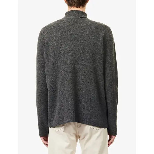 THE ROW Twisted Funnel-neck Cashmere Jumper