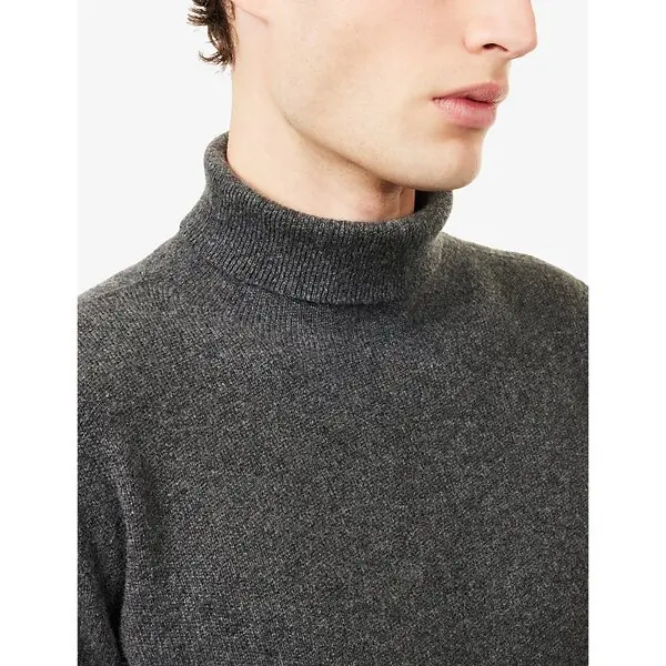 THE ROW Twisted Funnel-neck Cashmere Jumper