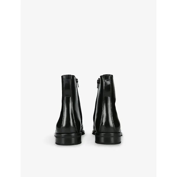 LEMAIRE Panelled Leather Ankle Boots