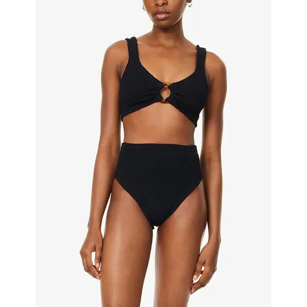 Hunza G Nadine Seersucker Bikini Set