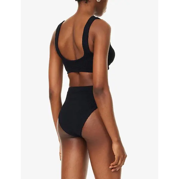 Hunza G Nadine Seersucker Bikini Set