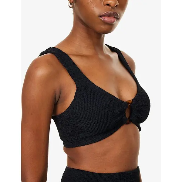 Hunza G Nadine Seersucker Bikini Set