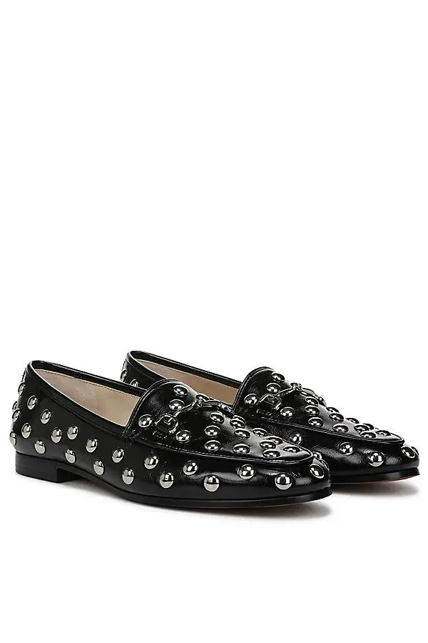 Sam Edelman Lorae Studded Metallic Loafers