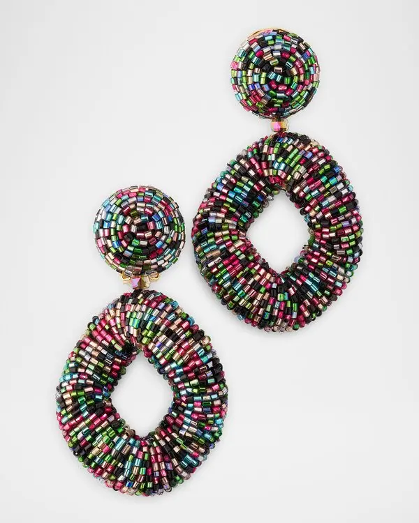 Oscar De La Renta Twisted Drop Earrings - Multi