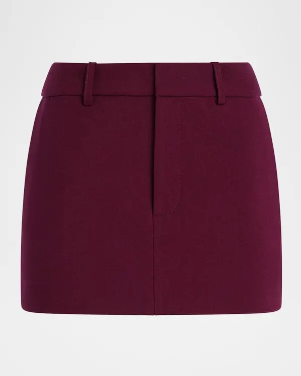 SEROYA Lilith Mini Skirt - Pinot