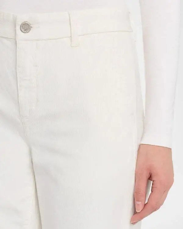 Kobi Halperin Hannah High-rise Corduroy Pants - Ivory