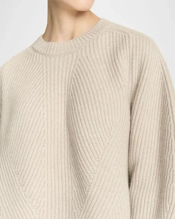 Malo Dafne Cashmere Crewneck Sweater - Dune