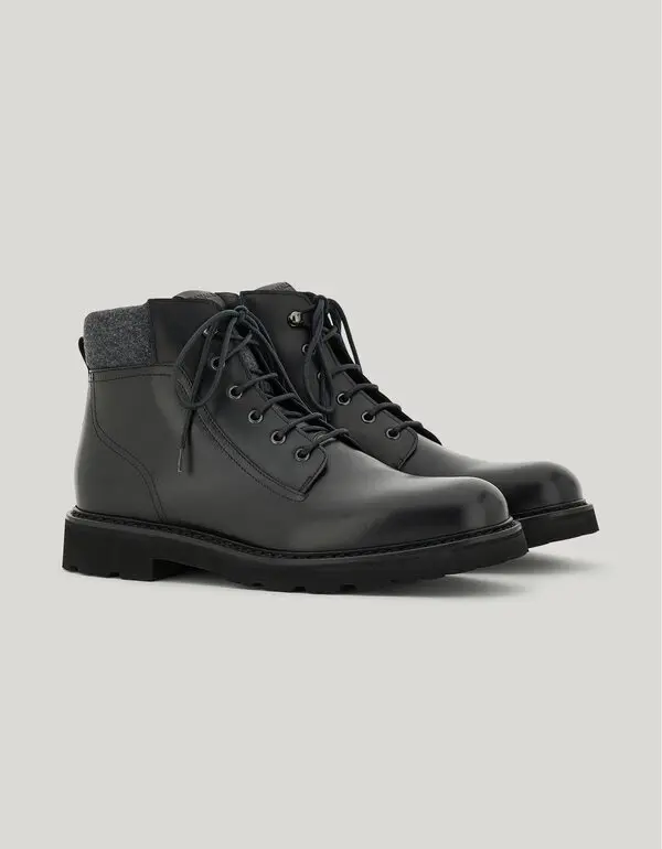 Canali Calfskin Ankle Boot