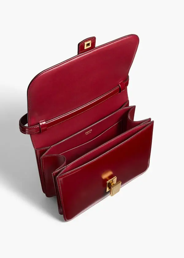 Khaite Blake Crossbody Bag - Oxblood