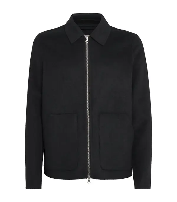 SAMSØE SAMSØE Wool-blend Zip-up Jacket