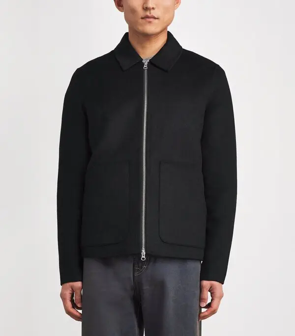 SAMSØE SAMSØE Wool-blend Zip-up Jacket
