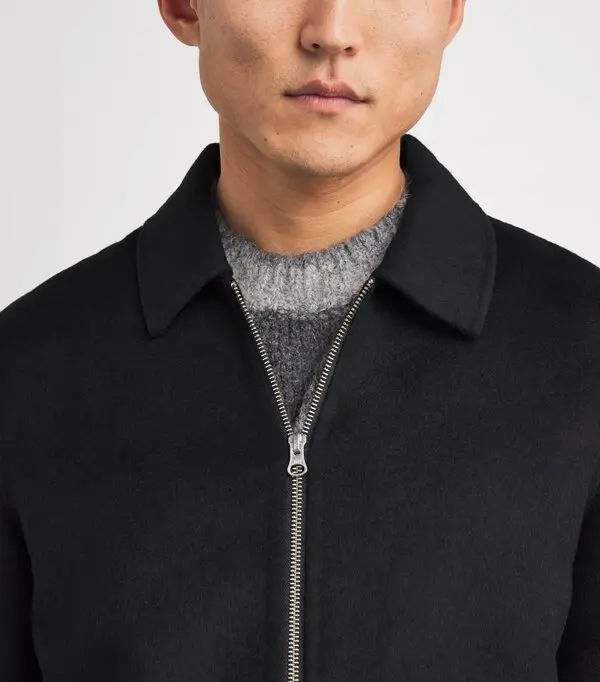 SAMSØE SAMSØE Wool-blend Zip-up Jacket