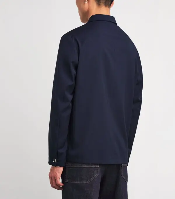 Barena Venezia Tropical Virgin Wool Overshirt