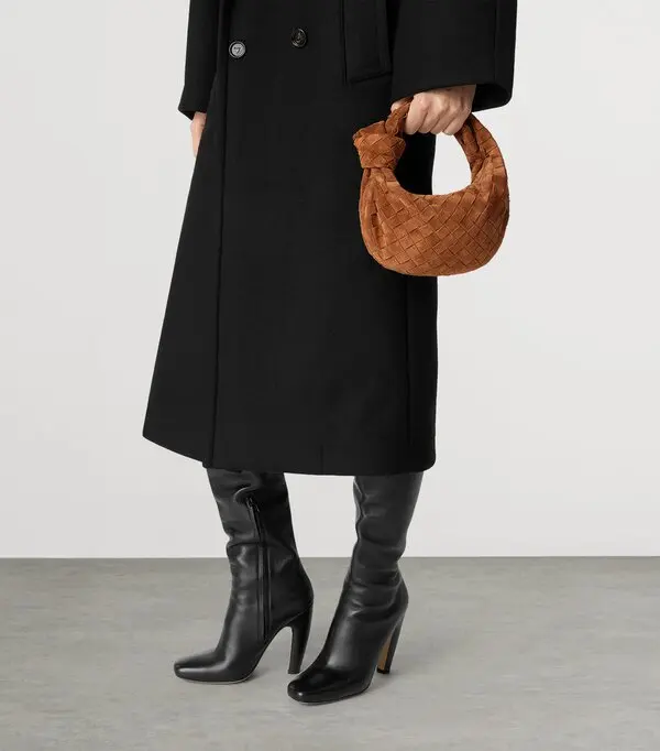 Bottega Veneta Mini Suede Jodie Top-handle Bag