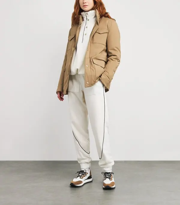 Eleventy Leather Mesh Sneakers