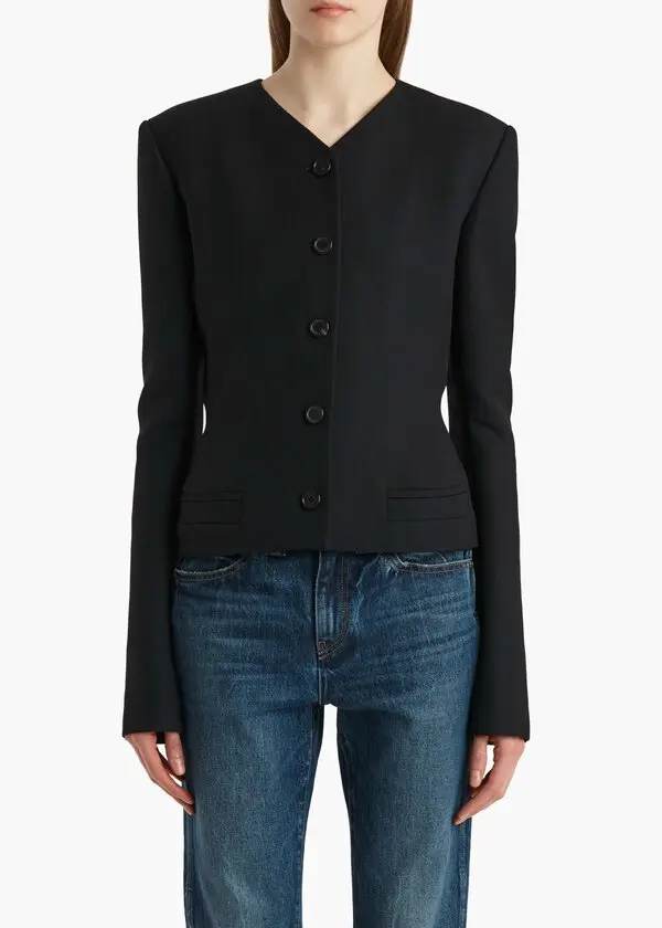 Khaite Nara Cropped Jacket