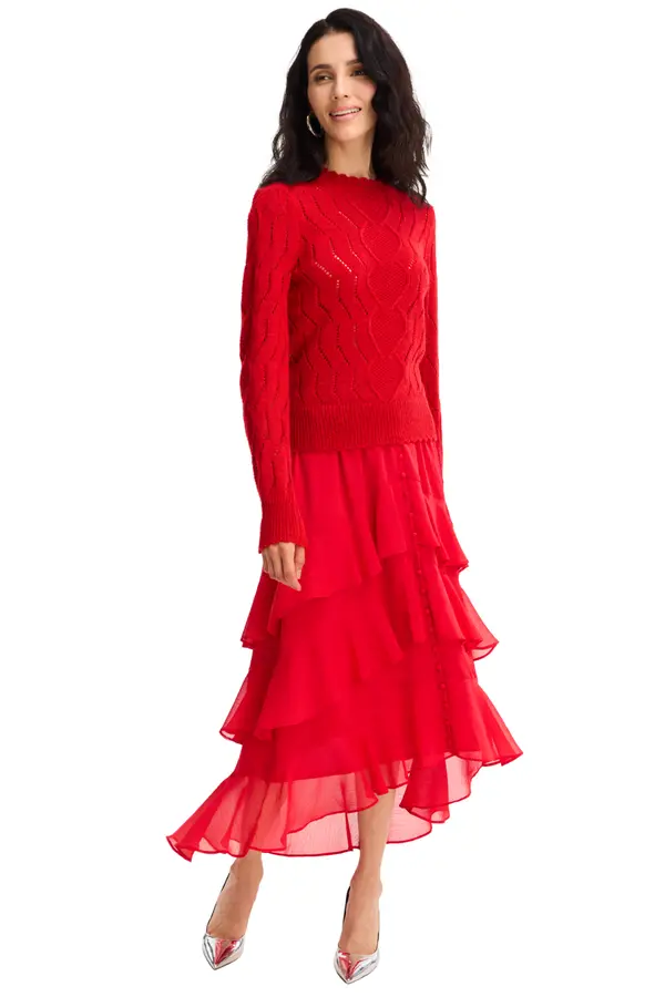 ALLISON NEW YORK Ella Midi Skirt