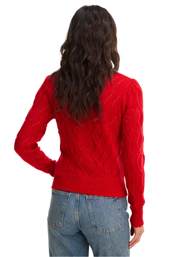 ALLISON NEW YORK Cora Sweater - Red