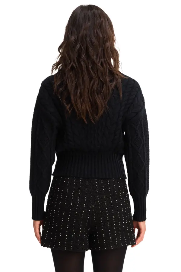 Allison Rylee Pullover Sweater - Black