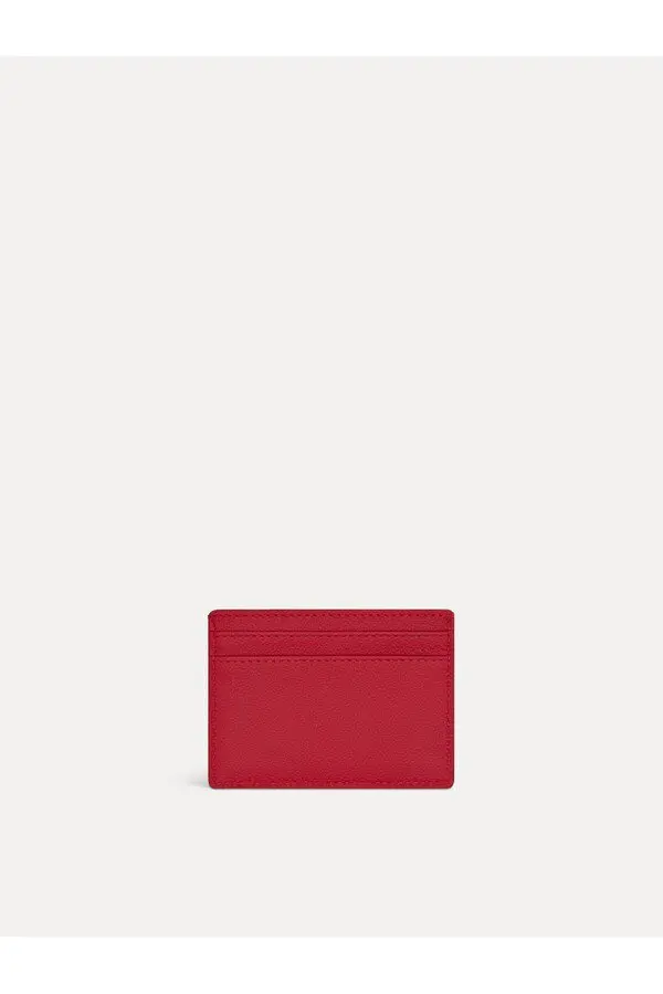 Oscar De La Renta Card Case - Red