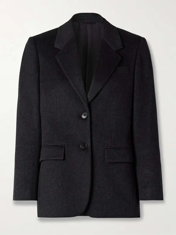 THE ROW Valerina Cashmere Blazer - Charcoal