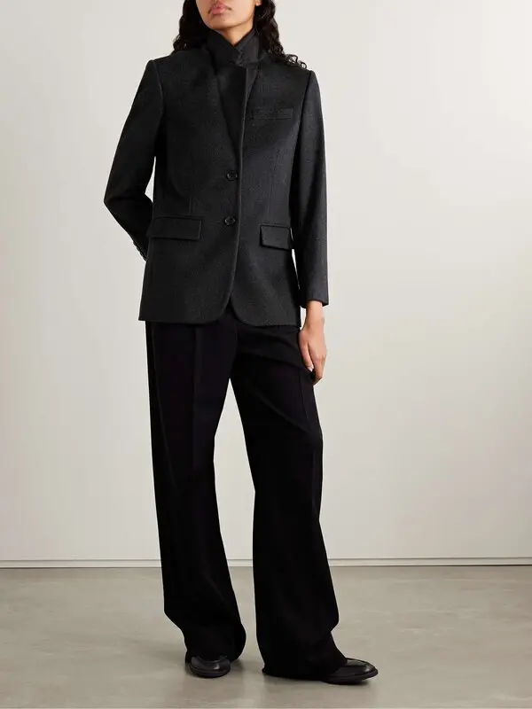 THE ROW Valerina Cashmere Blazer - Charcoal