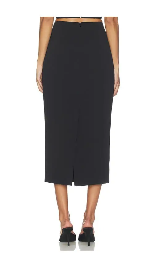 MILLY Heart Applique Maxi Skirt