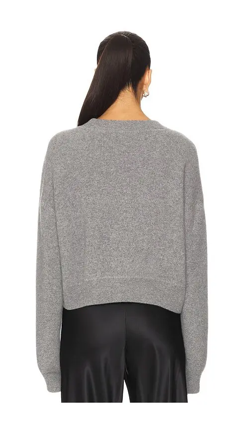 Soft Goat Cashmere Double Faced Crewneck Pullover