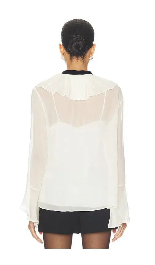 Polo Ralph Lauren Crinkle Long Sleeve Top