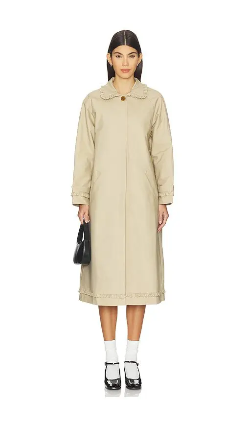 MY MUM MADE IT Tailored Gather Trench Coat