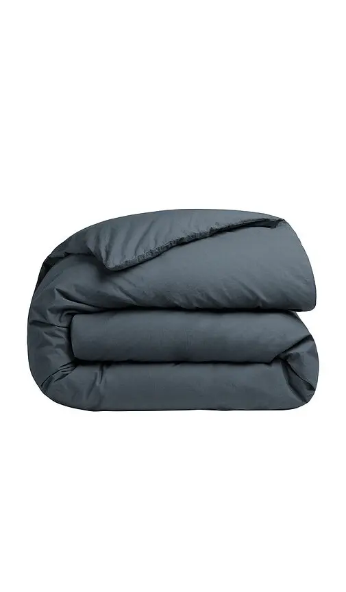 PARACHUTE Brushed Cotton Duvet Cover In Navy - Dusk