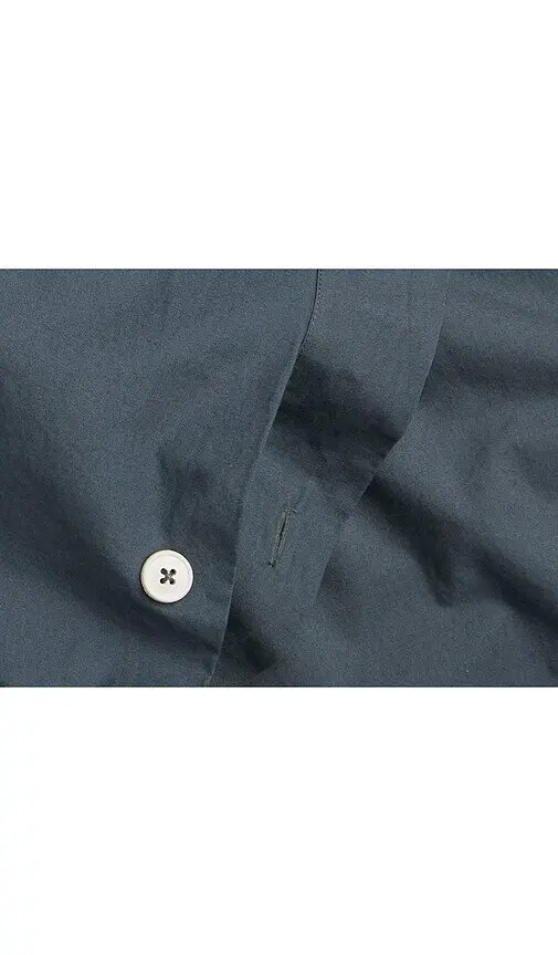 PARACHUTE Brushed Cotton Duvet Cover In Navy - Dusk