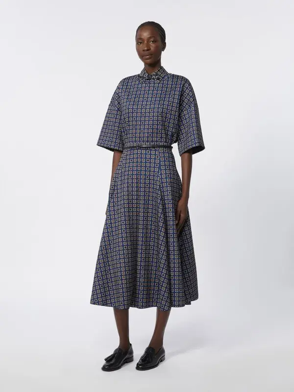 Max Mara Printed Jersey T-shirt - Navy