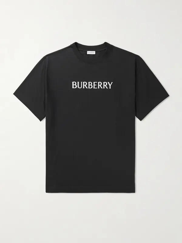 Burberry Seth Logo-print Cotton-jersey T-shirt