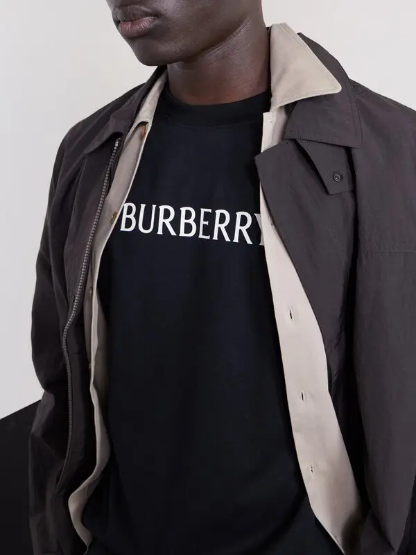 Burberry Seth Logo-print Cotton-jersey T-shirt
