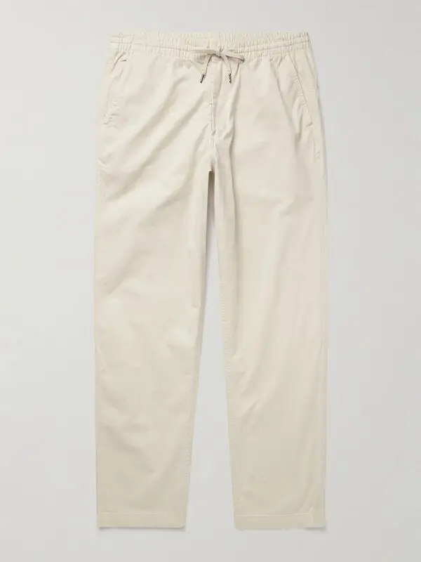 Polo Ralph Lauren Prepster Tapered Cotton-blend Twill Drawstring Trousers