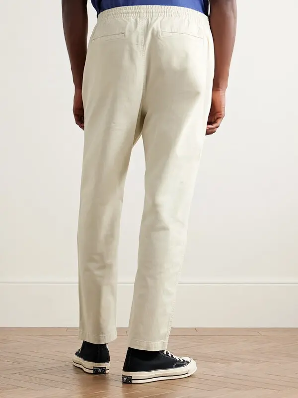 Polo Ralph Lauren Prepster Tapered Cotton-blend Twill Drawstring Trousers