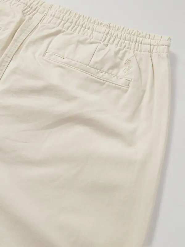 Polo Ralph Lauren Prepster Tapered Cotton-blend Twill Drawstring Trousers